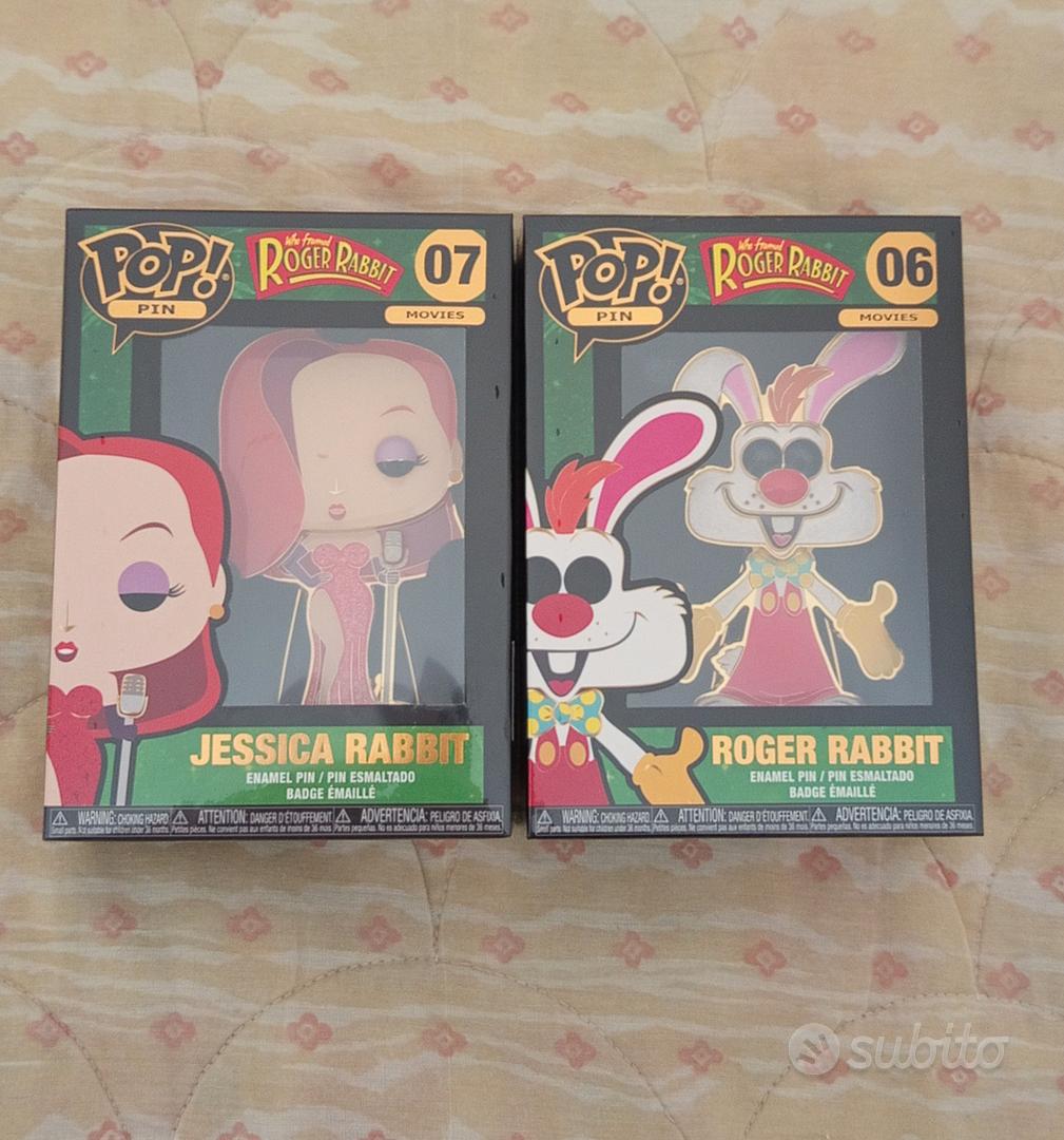Funko Pop Pin Roger e Jessica Rabbit rari - Collezionismo In vendita a ...