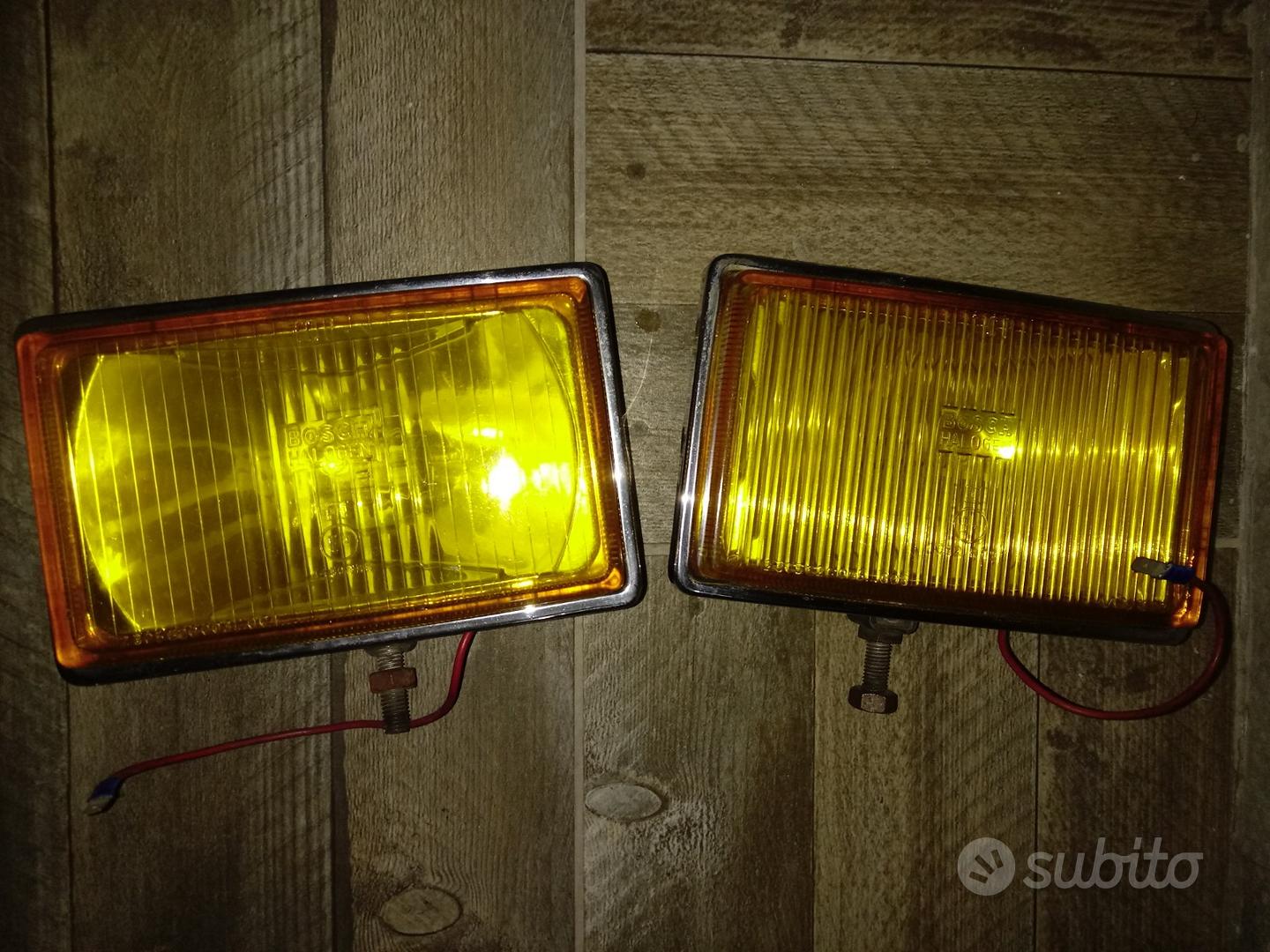 Fari antinebbia gialli rettangolari Bosch vintage - Accessori Auto In ...