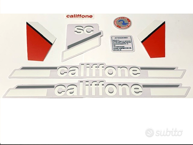 Subito - IL NIDO DELLE VESPE - KIT ADESIVI RIZZATO CALIFFONE SC PER ...