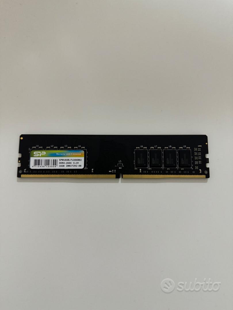 Silicon Power 16GB Ram DDR4 2666MHz CL19 ECC - Informatica In vendita a ...