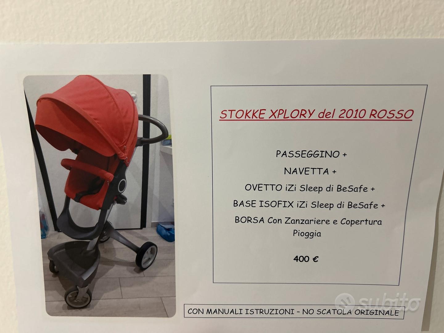Trio Stokke Xplory Rosso del 2010 - Tutto per i bambini In vendita a ...