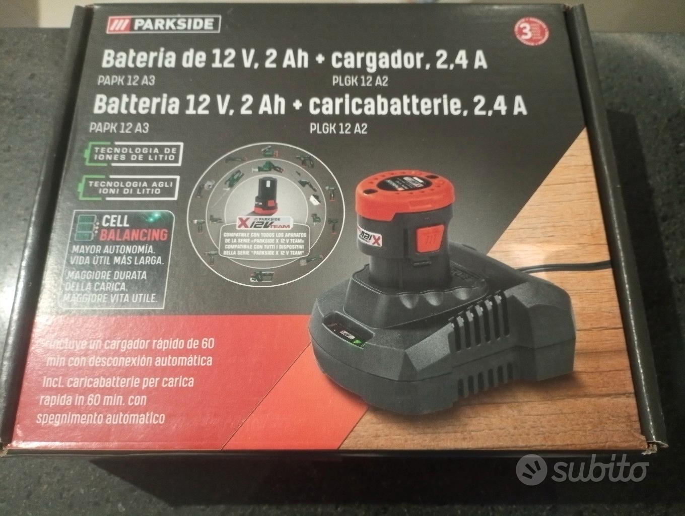 Kit batteria e caricabatteria 12v parkside - Giardino e Fai da te In ...