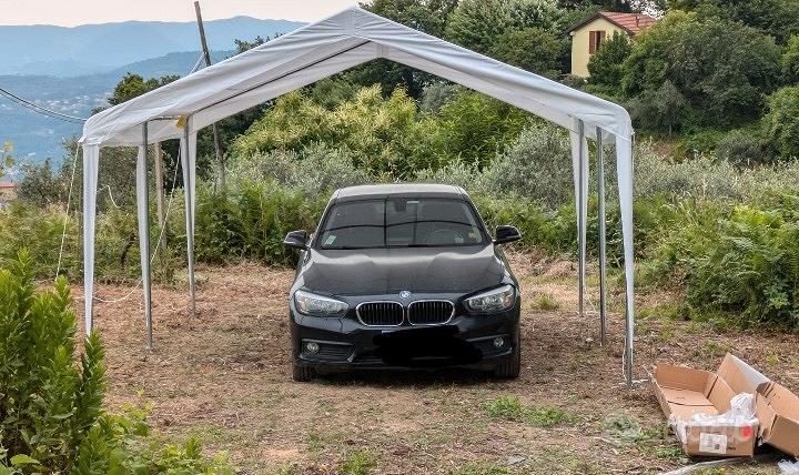 Outsunny Tenda Stand Gazebo Garage Portatile 4x4m - Giardino e Fai da ...