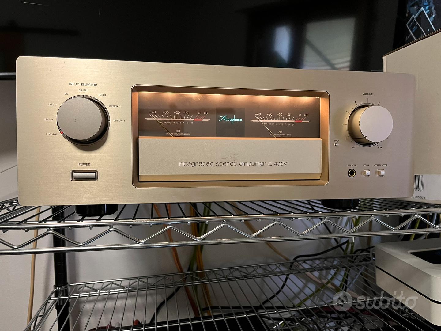 Accuphase E 406v con scheda phono più scheda Aux - Audio/Video In ...