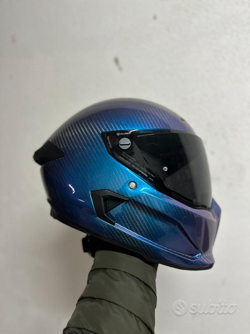 Casco moto Ruroc Atlas 4.0 Nebula Carbon blu M/L - Accessori Moto In ...