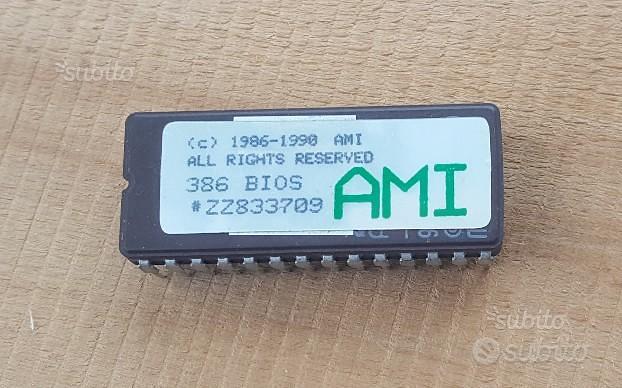 Chip ami 386 bios vintage anni 80 - Informatica In vendita a Torino