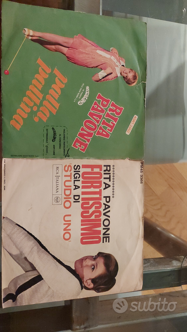 4 Dischi 45 giri Rita Pavone e Massimo Ranieri - Musica e Film In ...