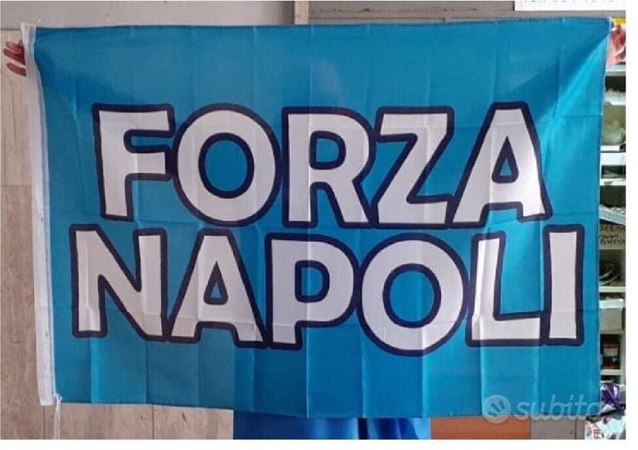 Bandiera cm. 100x160 FORZA NAPOLI - Abbigliamento e Accessori In ...