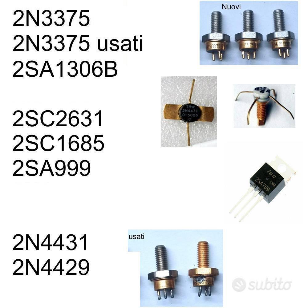 Transistor 2SA1306B-2N3375-2N4431-2N4429 - Collezionismo In vendita a ...