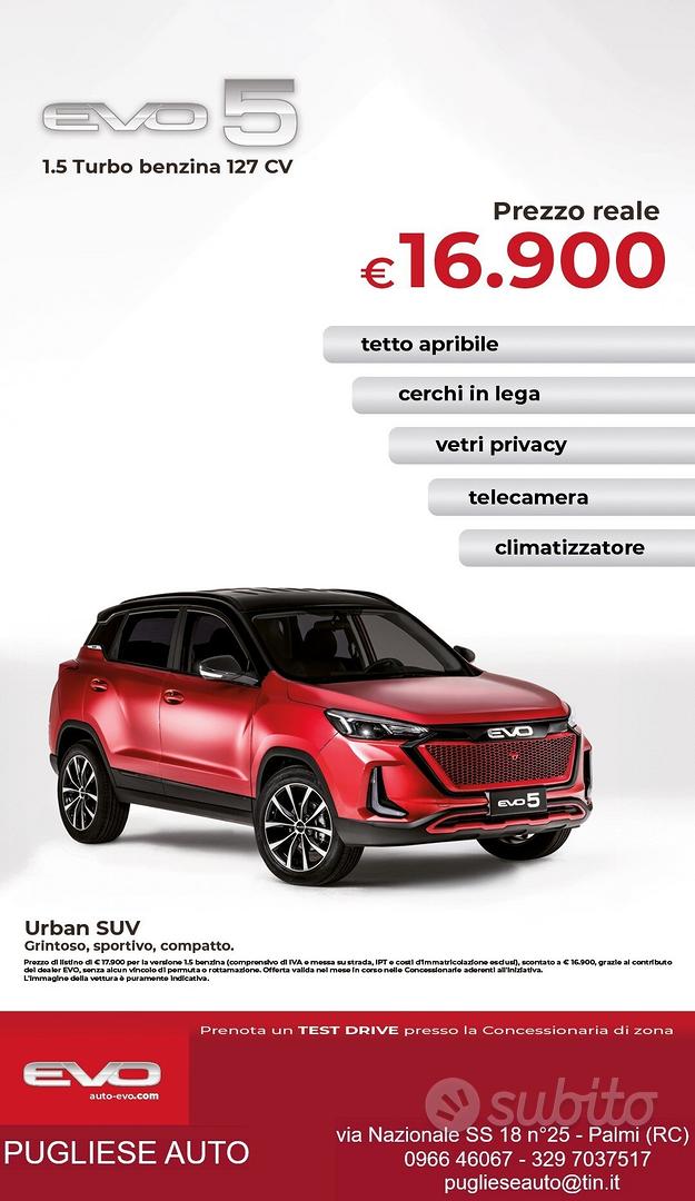 Subito - PUGLIESE AUTO GROUP DAL 1978 - EVO 5 1.5 Turbo bi-fuel (IN ...