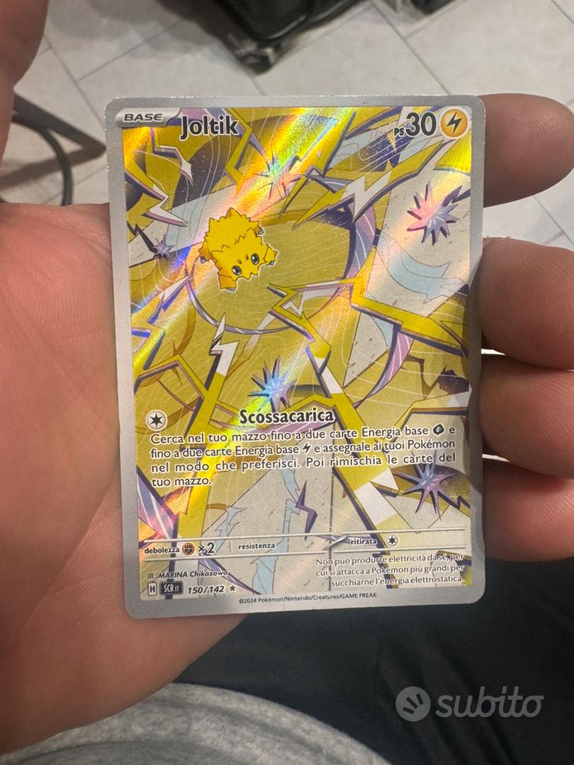 Carta Pokemon: Joltik 150/142 rara it - Collezionismo In vendita a Pisa