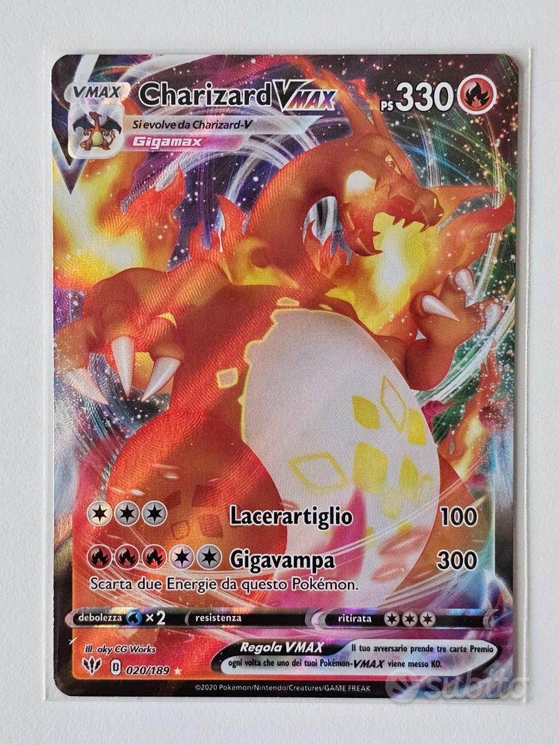 Carta pokémon Charizard Vmax D 020/189 (DAA 20) - Collezionismo In ...