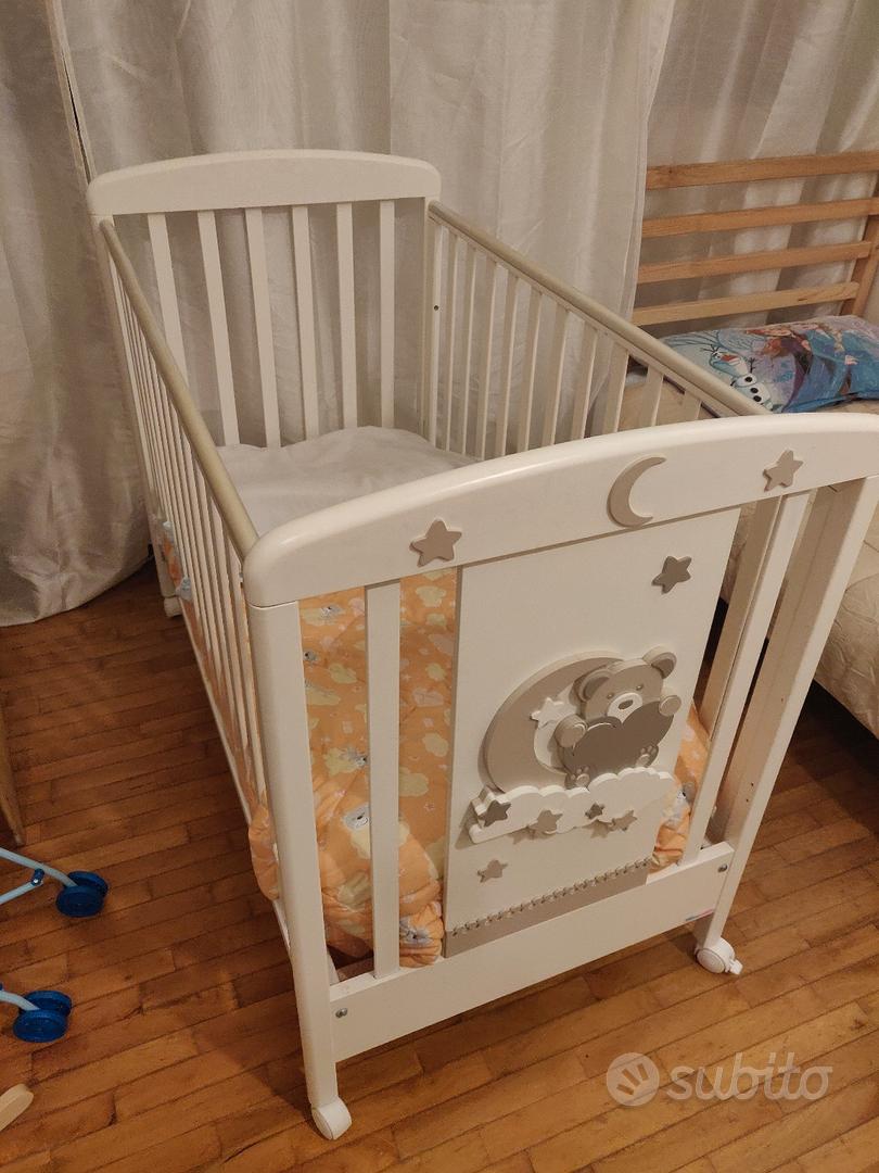 Culla per neonato con rotelle, bianca - Tutto per i bambini In vendita ...