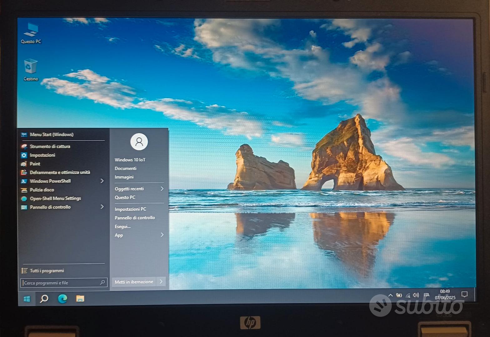 HP 6730b Core2Duo Windows 10 LTSC supportato 2032! - Informatica In ...