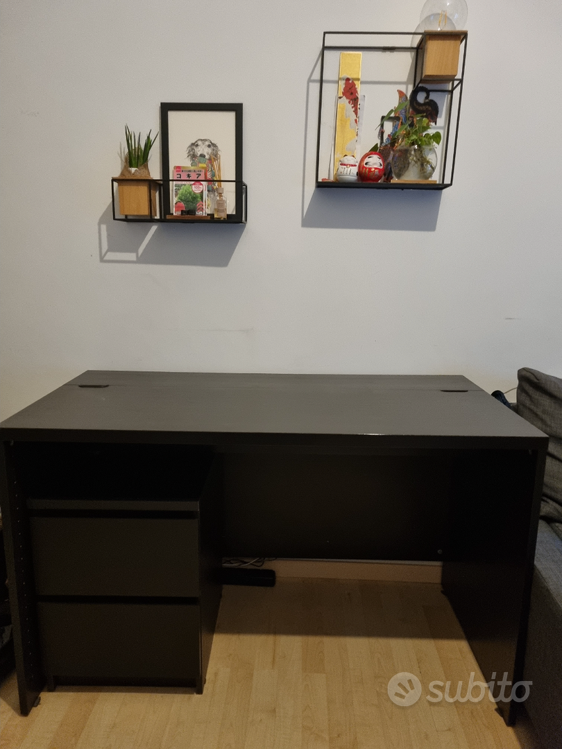 Scrivania ikea 120x60 con cassettiera 2 cassetti - Arredamento e ...