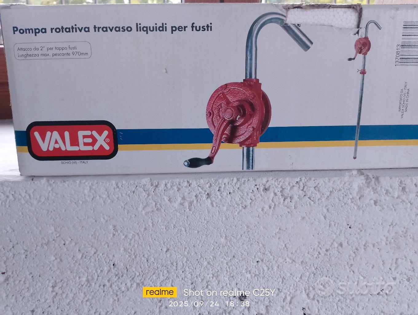 Pompa rotativa per travaso liquidi per fusti - Giardino e Fai da te In ...