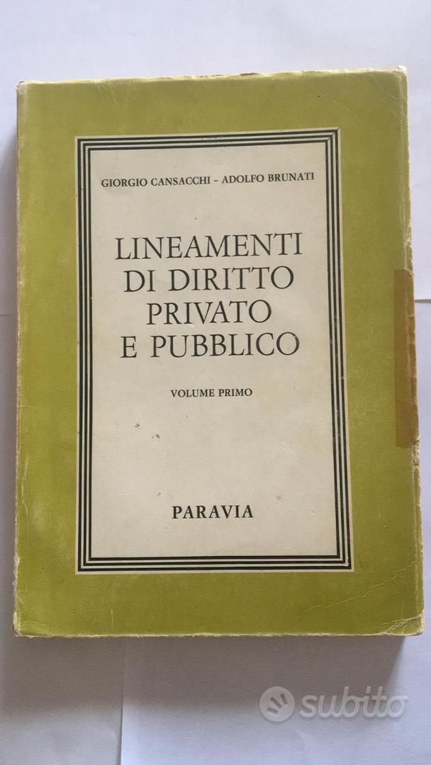 LINEAMENTI DI DIRITTO PRIVATO E PUBBLICO - vol.1 - Libri e Riviste In ...
