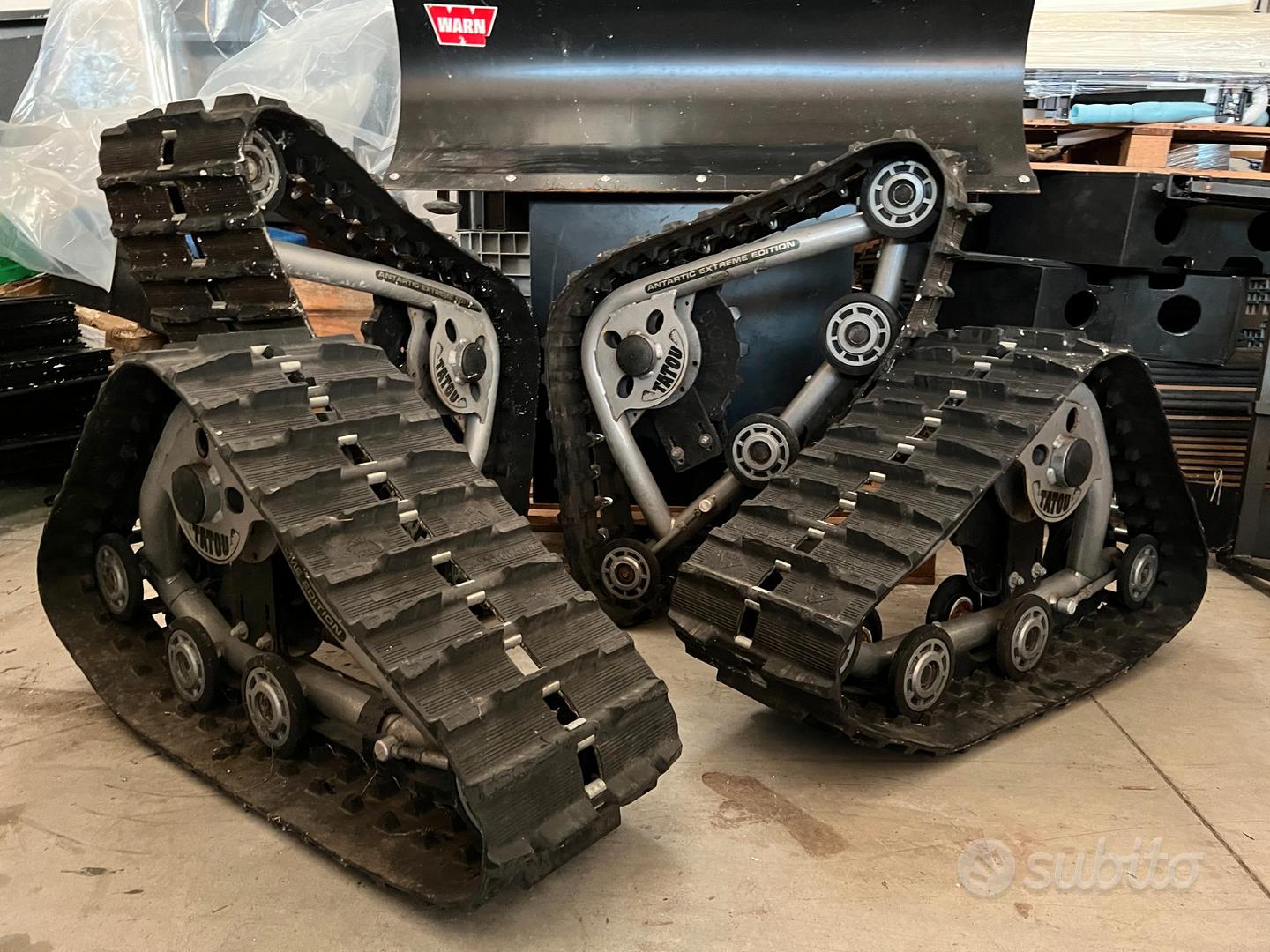 Cingoli neve Tatou + Pala spazza neve per Quad - Accessori Moto In ...