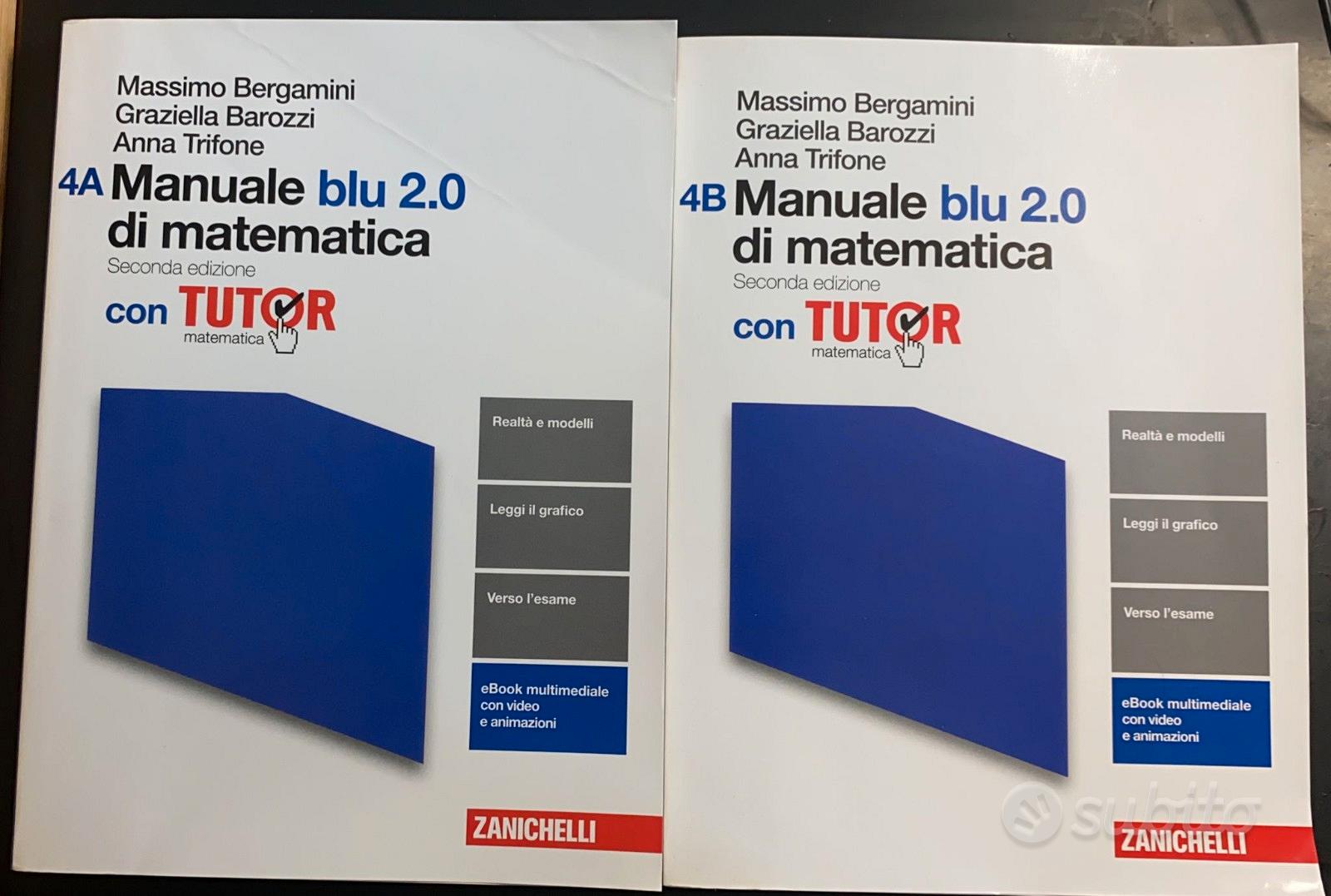 Manuale Blu 20 Di Matematica 4a4b Zanichelli Libri E Riviste In
