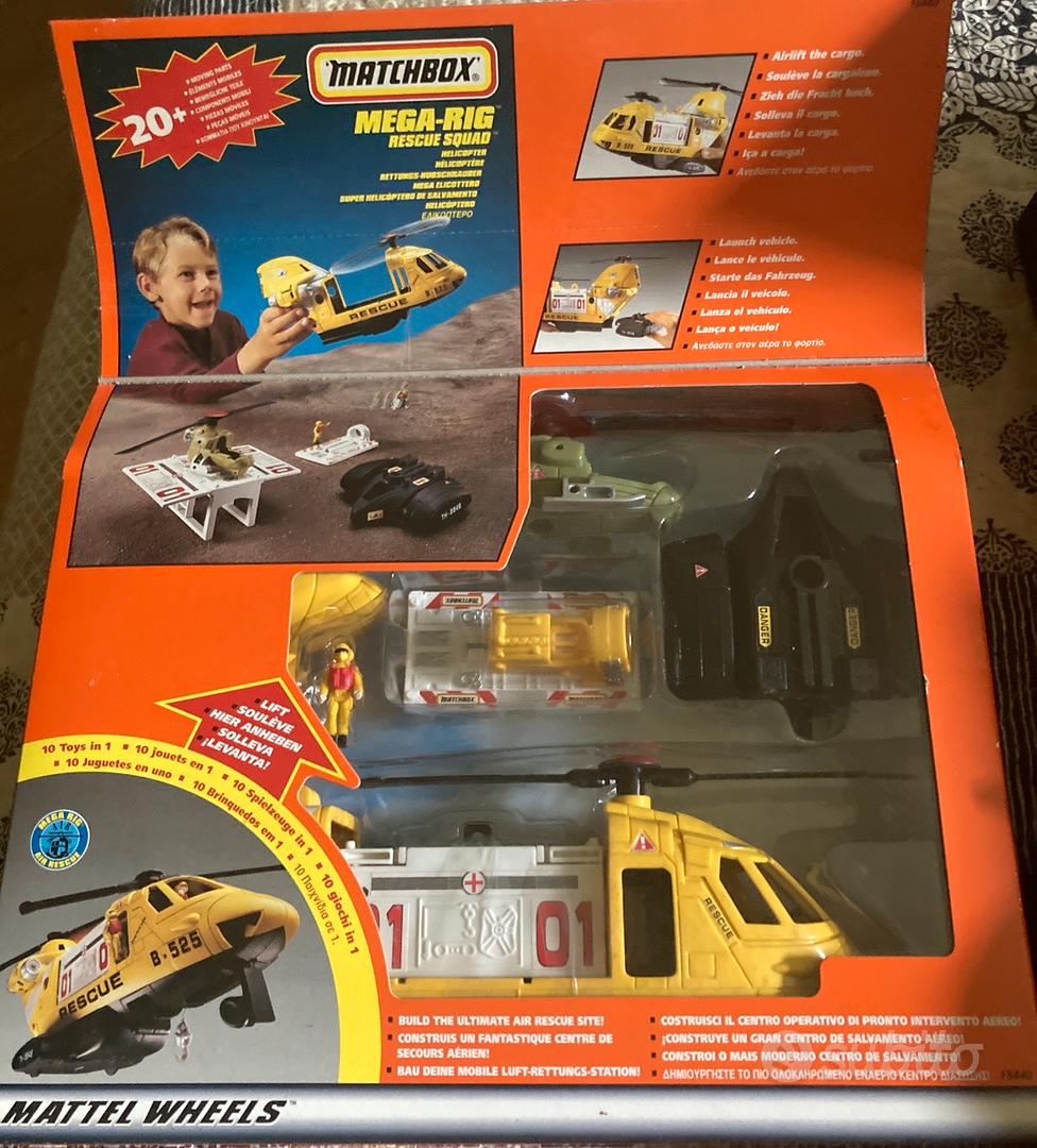 Mega Rig Rescue Squad Elicottero 1997 Mattel - Collezionismo In vendita ...