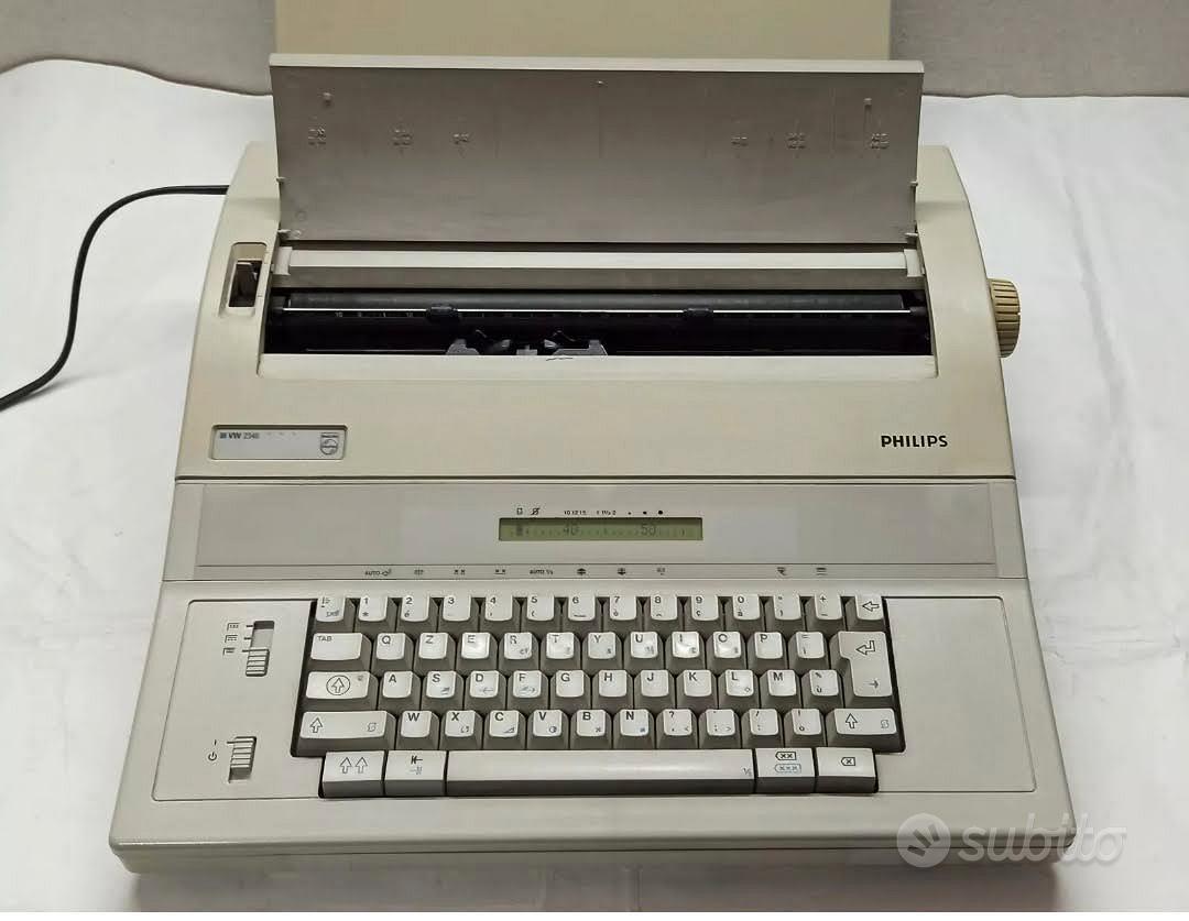 Macchina da scrivere Elettronica PHILIPS VW 2340 - Collezionismo In ...