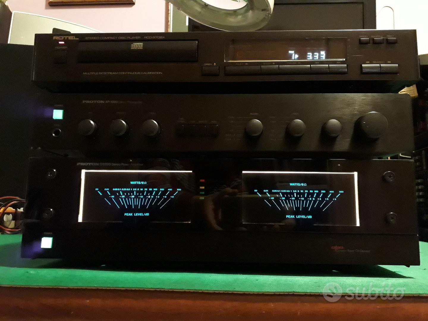 PROTON Pre AP-1000 Finale D-1200>sansui marantz - Audio/Video In ...