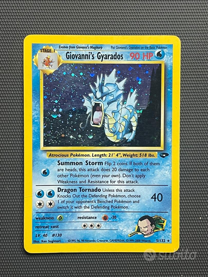 Gyarados Giovanni set Gym - Collezionismo In vendita a Roma