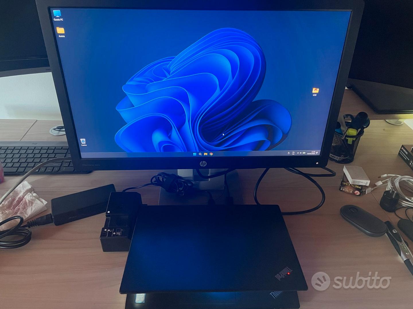 Lenovo X390 + Dock 40AJ +Monitor 23" HP Elite E232 - Informatica In ...