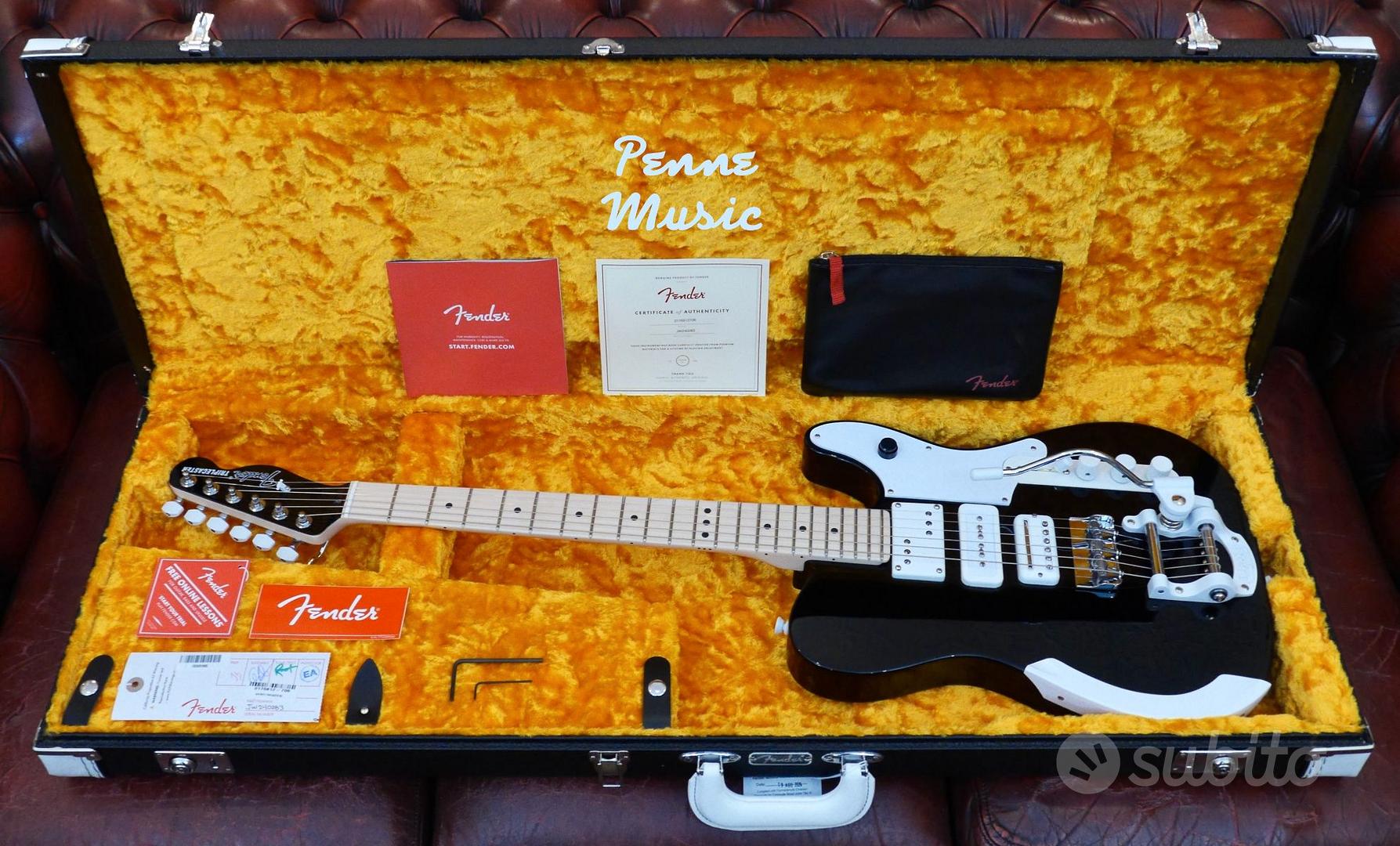 Subito - Penne Music - Fender Jack White Telecaster Triplecaster Black ...