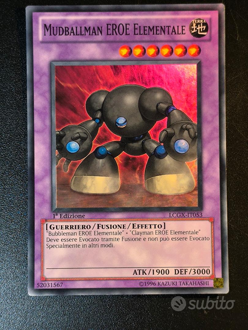 Yu-Gi-Oh carta mudballman eroe elementale - Collezionismo In vendita a Siracusa