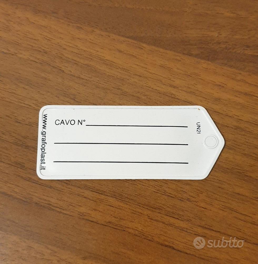 cartellino identif. UN21 in PVC morbido (200 pezz) - Giardino e Fai da ...