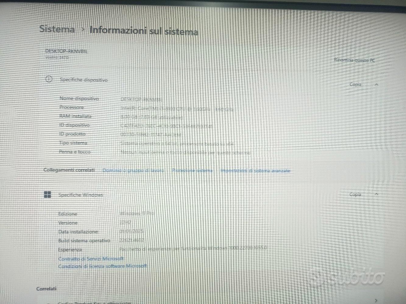 Dell Vostro 3470 Windows 11 - Informatica In vendita a Genova