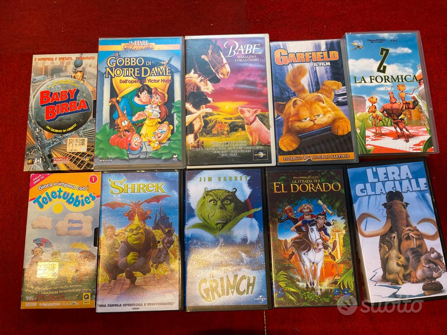 Cassette vhs varie produzioni - Audio/Video In vendita a Bergamo