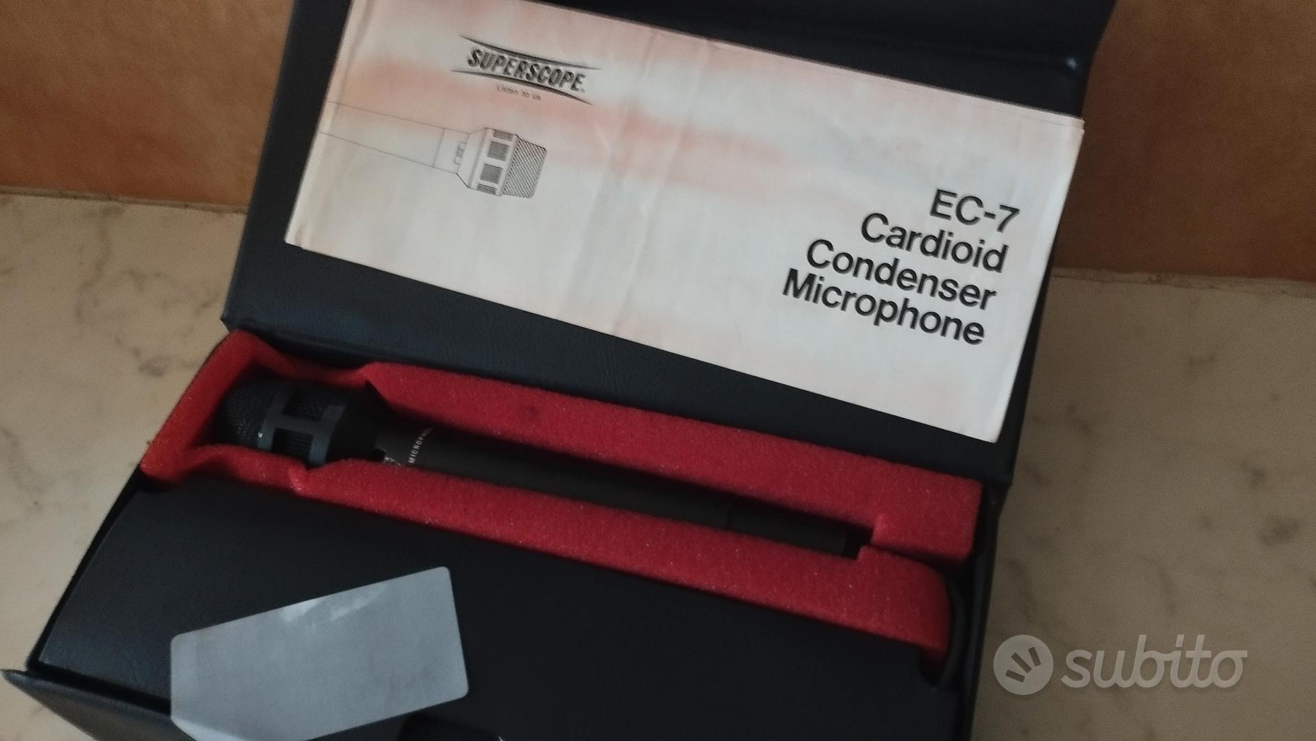 Microfono Superscope EC 7 Nuovo e 2 metri di cavo - Audio/Video In vendita a Milano