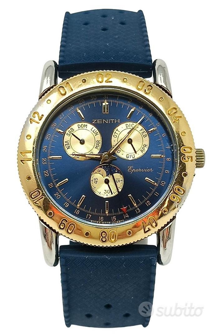 Orologio Zenith Epervier moon fase watch swiss mad - Abbigliamento e ...