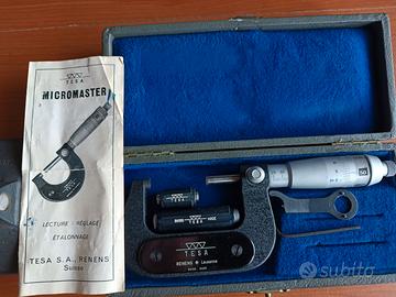 Micrometro esterno manuale TESA Swiss Made 25–50mm - Collezionismo In ...