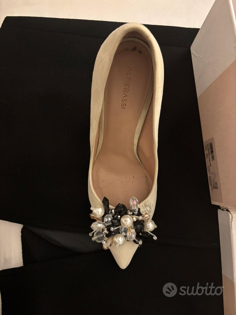 Scarpa gioiello color panna - Abbigliamento e Accessori In vendita a Milano