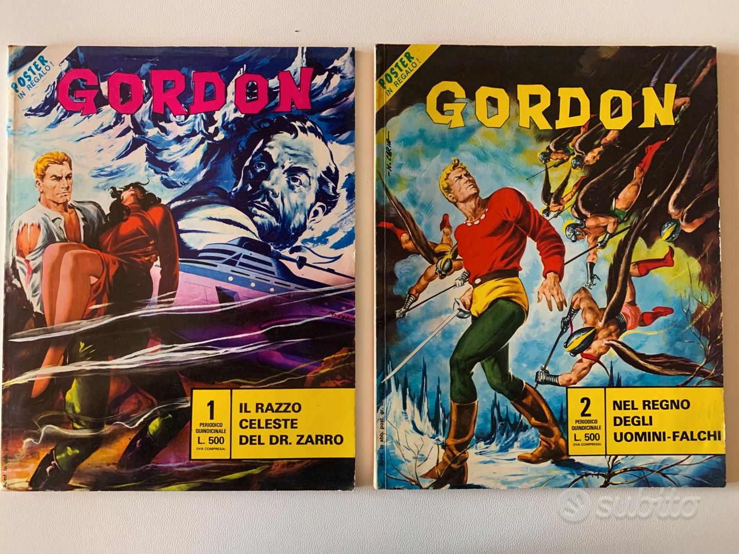 GORDON Ed. Fratelli Spada 1964 e 1977 (n° 14 albi) - Collezionismo In ...