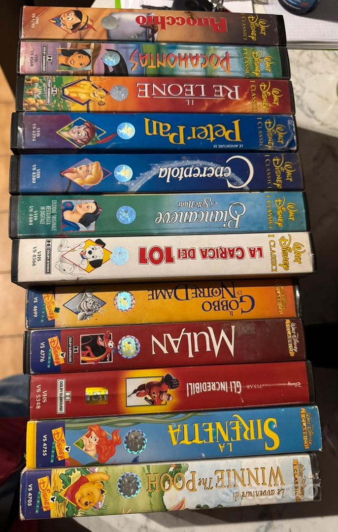Vhs Varie Disney - Collezionismo In vendita a Torino