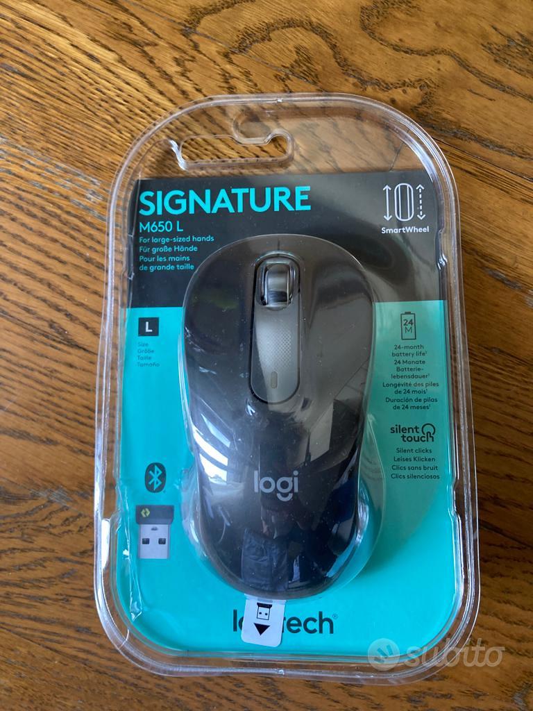 Logitech Signature M650 L Mouse bluetooth - PC/Mac - Informatica In ...