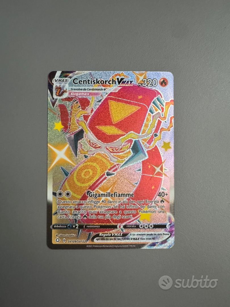 carta pokemon Centiscorch Vmax shiny full art - Collezionismo In ...