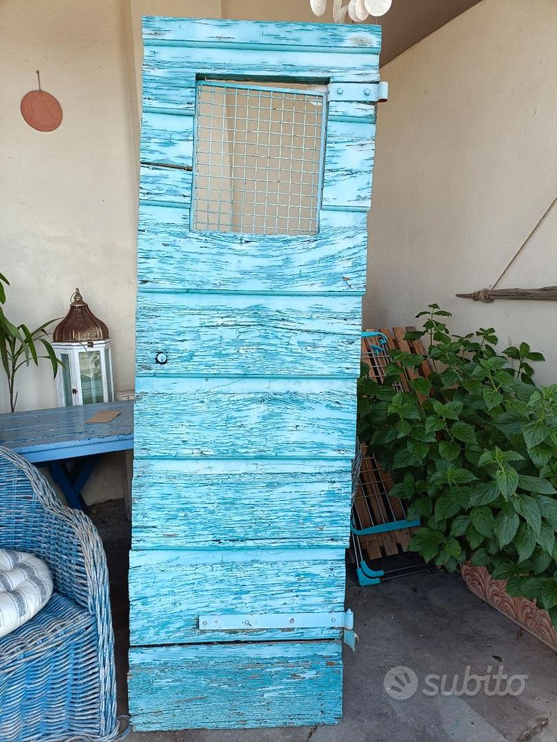 Portone rustico in legno 2mt x 64cm - Arredamento e Casalinghi In ...