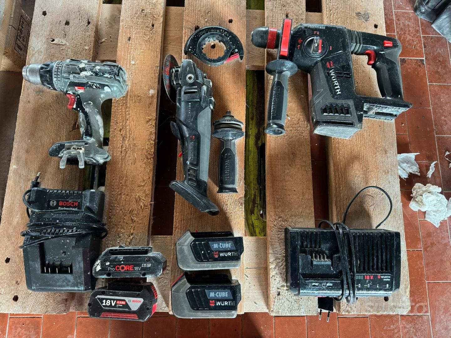 Kit wurth 18 v tassellatore flessibile avvitatore - Giardino e Fai da ...