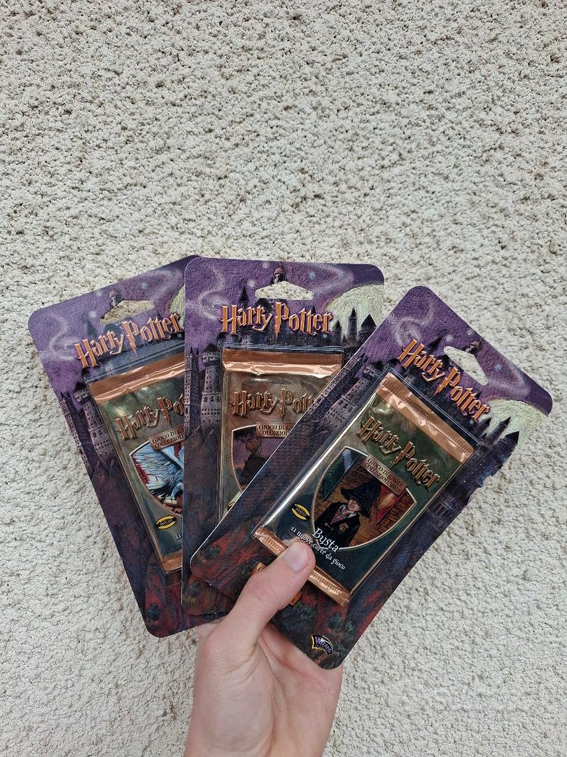 Harry Potter set base 3 Bustine Sigillate blister - Collezionismo In ...