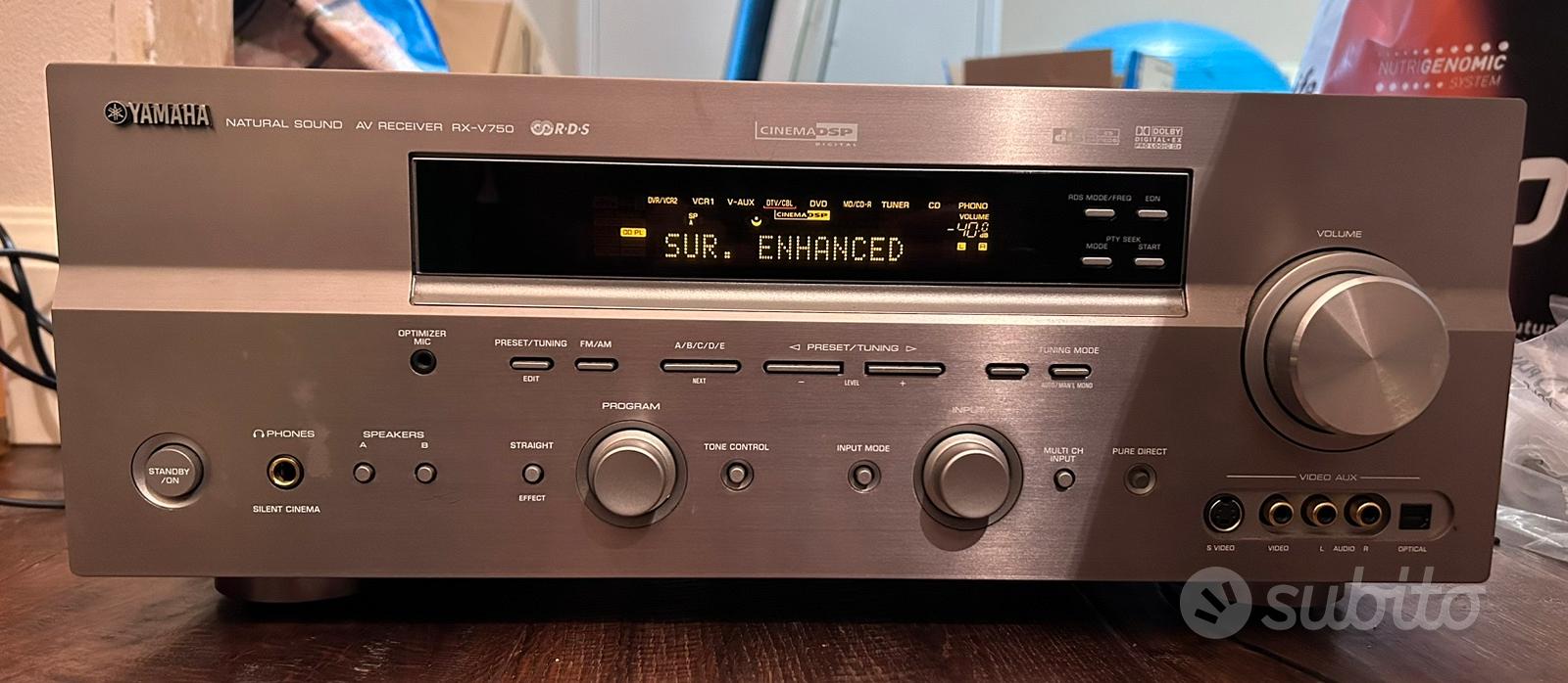 Amplificatore Yamaha RX-V750 - Audio/Video In vendita a Sud Sardegna