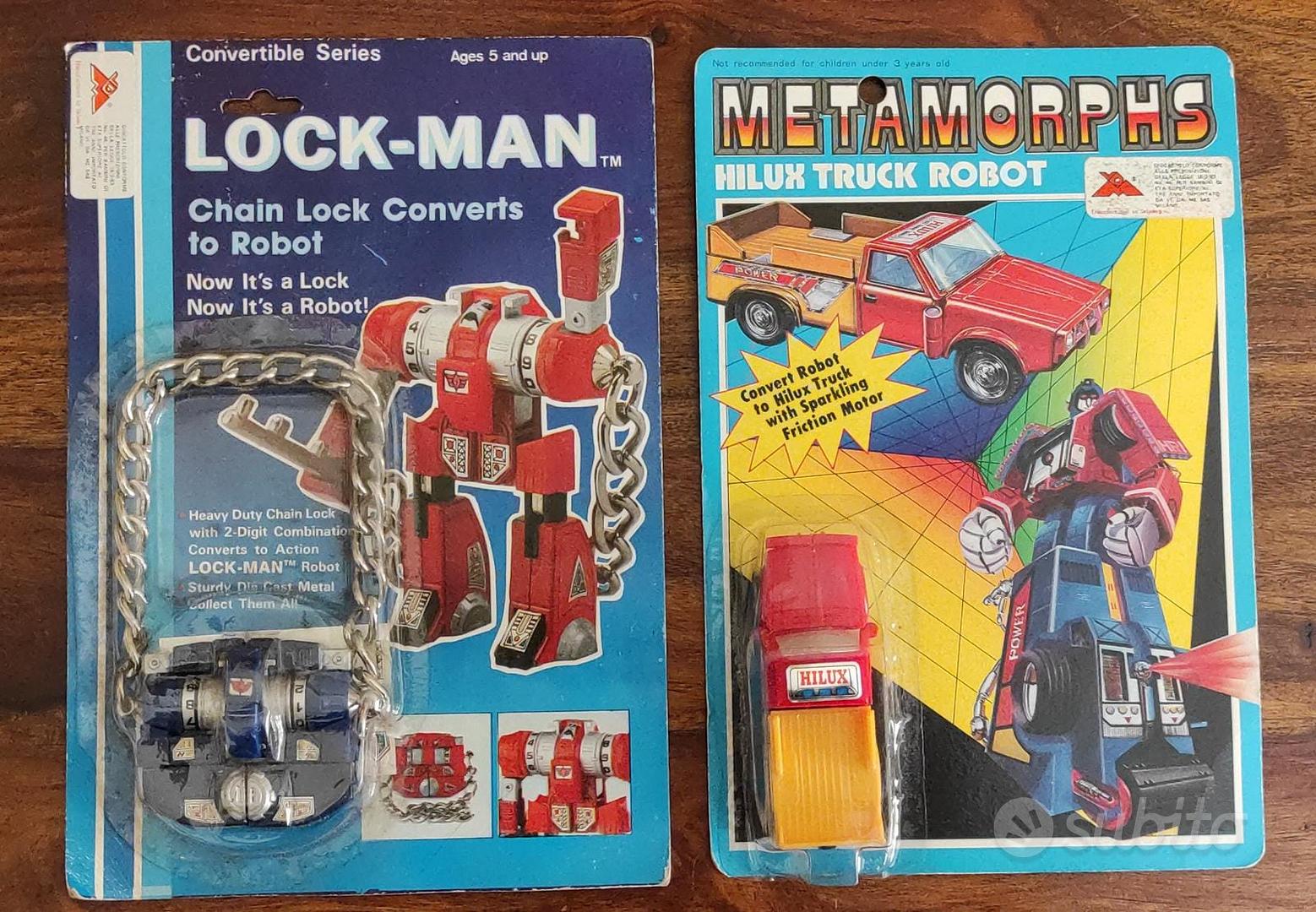 Robot Transformers Lock-man + Metamorphs vintage - Collezionismo In ...