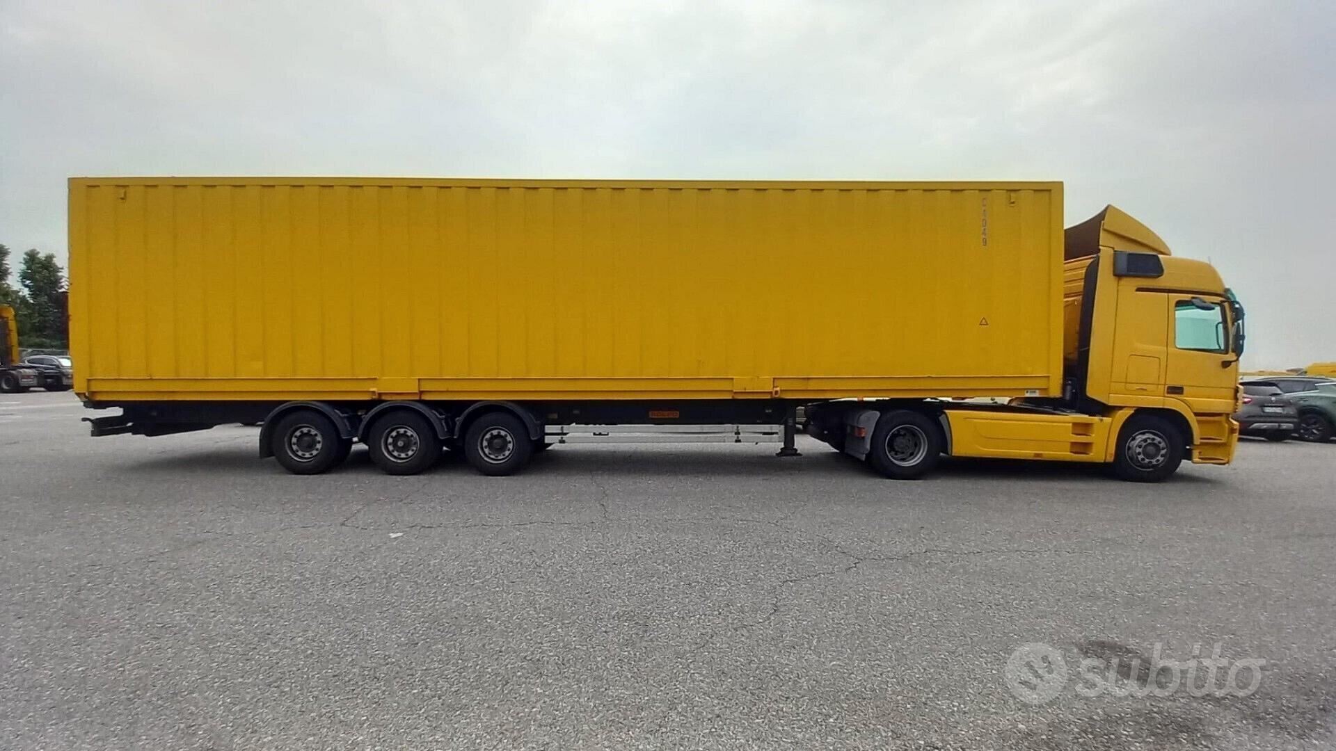 Subito - TRUCKBERG - SEMIRIMORCHIO ROLFO PORTACONTAINER CON CONTAINER ...