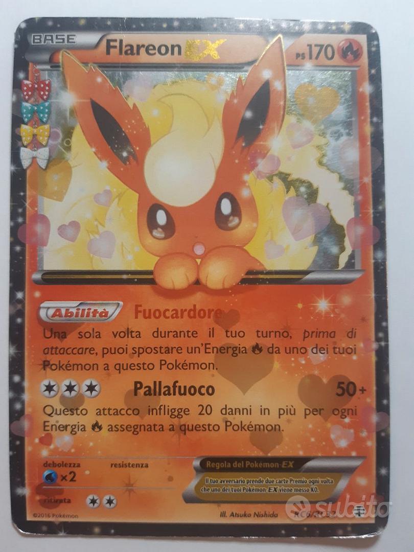 Carta Pokémon Flareon Ex Gen Rc6 Italiano Collezionismo In