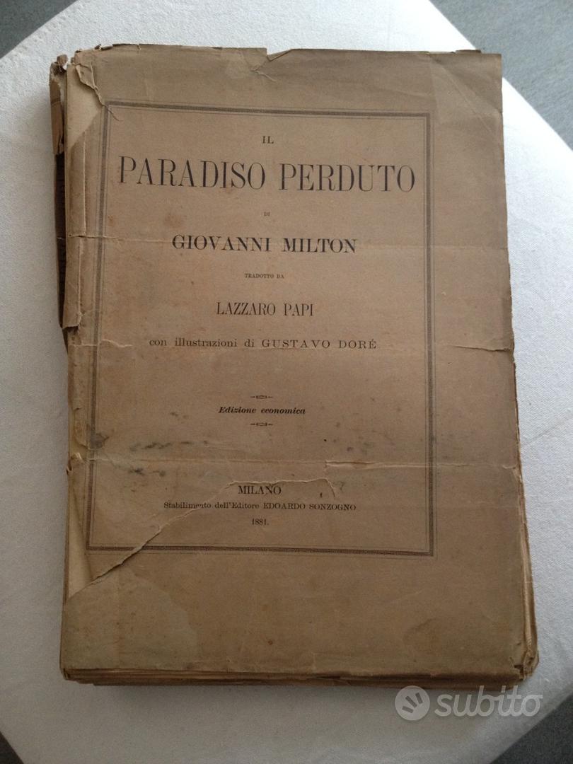 Il Paradiso Perduto edizione 1881 - Collezionismo In vendita a Varese