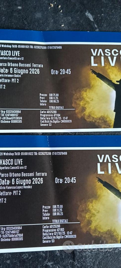 vasco rossi - Collezionismo In vendita a Roma